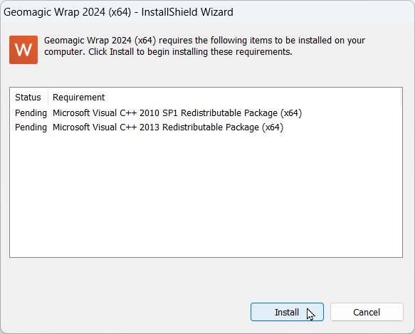 Geomagic Wrap Installation Instructions